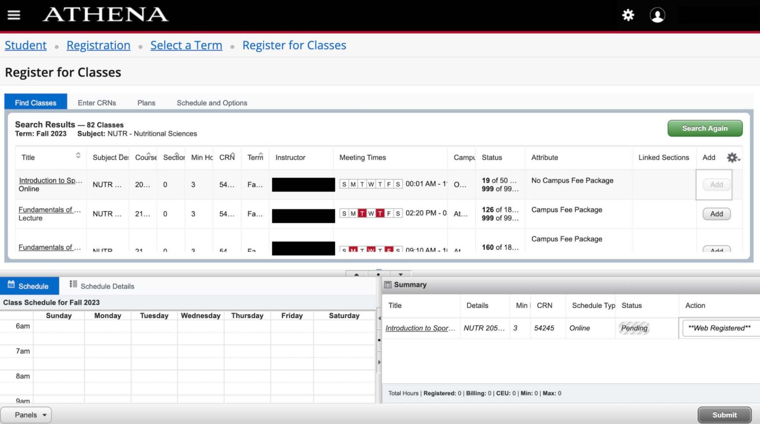 Registration Information - UGA Office of the Registrar